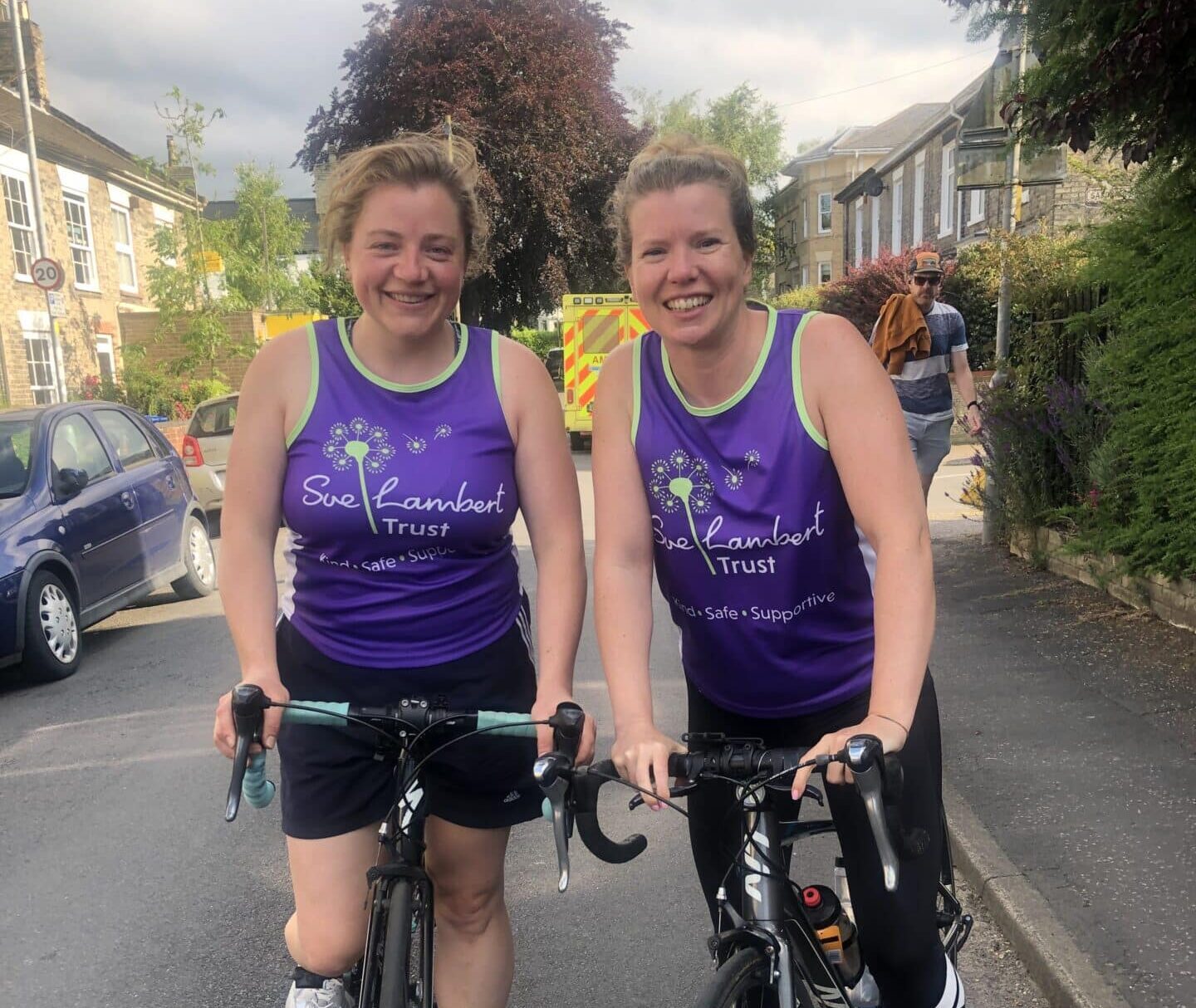 Friends take on triathlon challenge to raise money for Sue Lambert ...