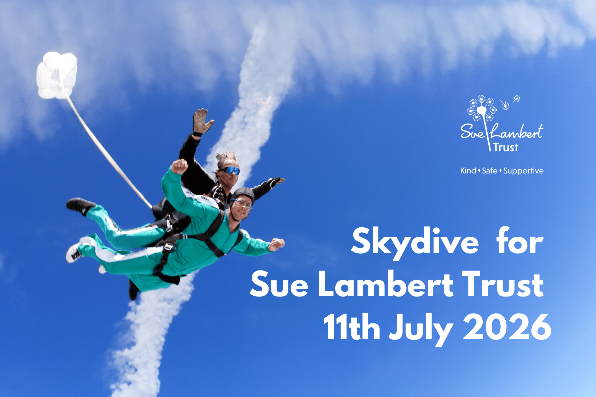 Tandem Skydive Challenge - World Skydiving Day | Sue Lambert Trust
